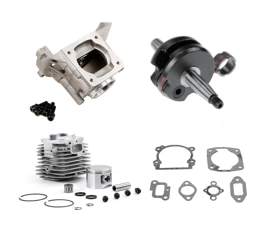 45cc 4 Bolts Engine Rebuild Kit for 1/5 Hpi Rofun Baha Rovan KM Baja 5b ...