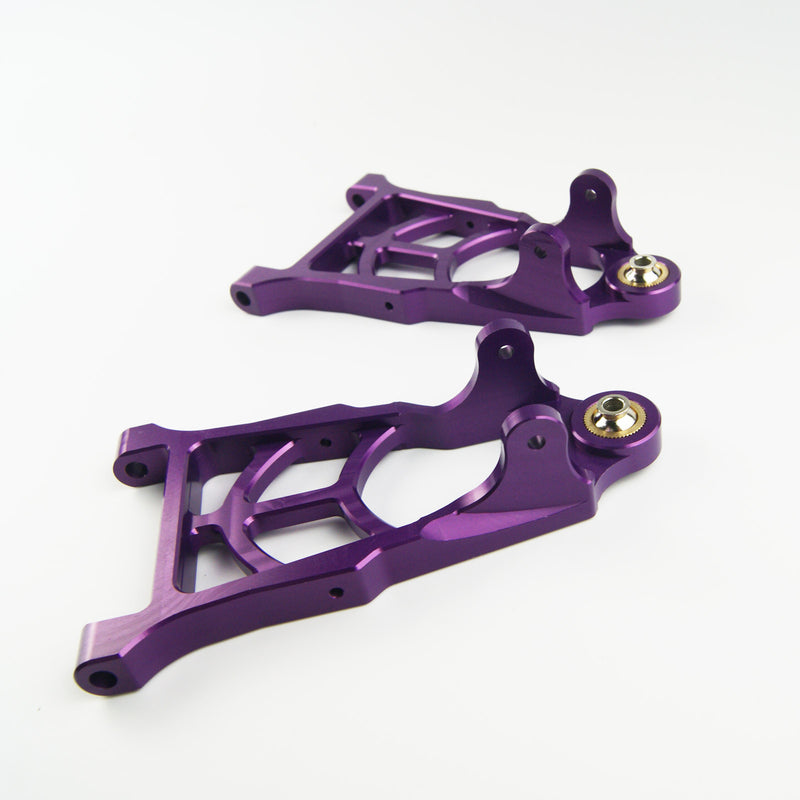Purple metal Front lower arm for hpi rovan KM baja 5b 5t 5sc truck bug ...